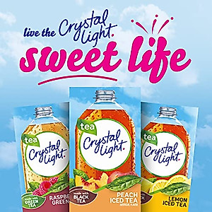 Crystal Light Sugar-Free Peach Iced Tea On-The-Go Powdered Drink Mix 120 Count