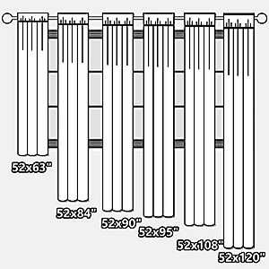 DesignQ Curtains 'Colorful Diamond Rock Jewelry Mineral' Curtains for Bedroom, Curtains for Living Room, Curtains & Drapes - Thermal Insulated - Single Panel-52x95