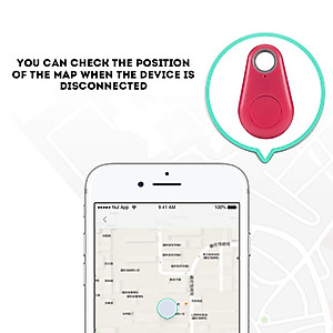 Smart Tag Anti-Lost Tracker Wireless Key Tracker GPS Locator for iOS/iPhone/Android, Battery Model: CR2032 (Not Included)