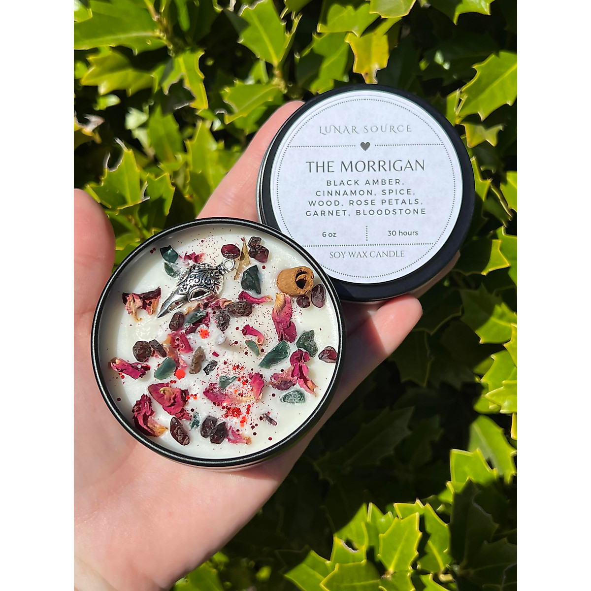 The Morrigan Ritual Candle | Phantom Goddess of War Witchcraft Altar Spell Magic Celtic Deity Gift Scented Intention Devotional Soy Candles