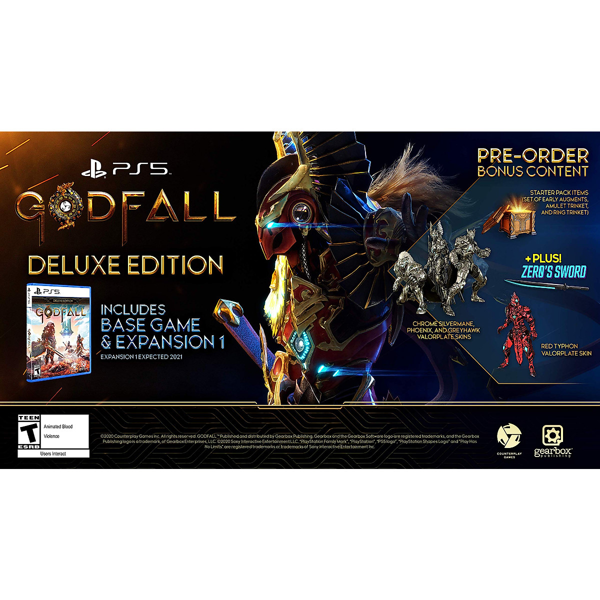 Godfall: Deluxe Edition - PlayStation 5 Deluxe Edition