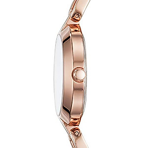 Fossil Women's Kerrigan Quartz Stainless Three-Hand Watch, Color: Rose Gold (Model: BQ3206)