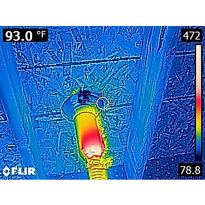 Generator Exhaust Extension Silencer Kit with Insulated Through-Wall Mounting Plate