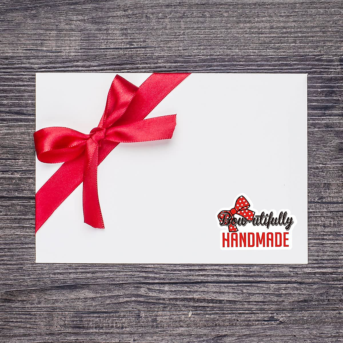 Bow Utifully Handmade Stickers,Thank You Stickers,Handmade Stickers,Small Shop Stickers,Envelopes Stickers for Small Business, Online Retailers,Handmade Goods,500 Labels Per Roll