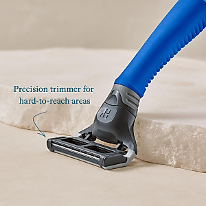 Harry's Razors for Men - Shaving Razors for Men includes a Mens Razor and 3 Razor Blade Refills (Ocean Blue)