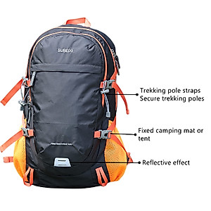 SUBEIXI Lightweight Packable Travel Hiking Backpack Daypack,40L Foldable Camping Backpack,Ultralight Outdoor Sport Backpack