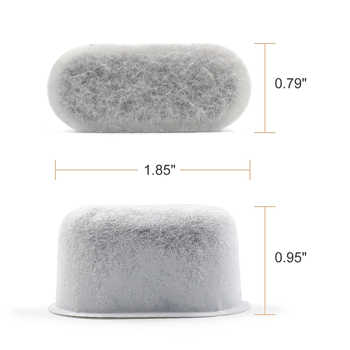 ADX 12-Replacement Charcoal Water Filters for Cuisinart Coffee Machines