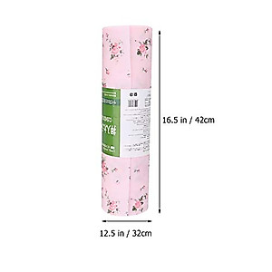 Alipis 6 Rolls Waterproof Waterproof Drawer Liner Decorative Cupboard Liner Non- Slip Fridge Pads Shelf Liners Kitchen