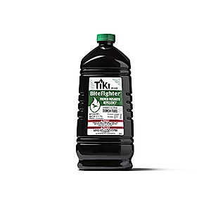 TIKI Brand BiteFighter Mosquito Repellent Torch Fuel for Outdoors, 128 oz, 1221121