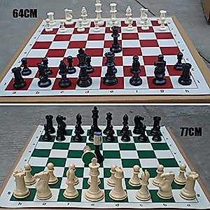 YB-OSANA 3-inch / 75mm King's Height Chess Pieces Chess Set Pieces Only – No Board Unweighted Tournament Chess Pieces Ony Complete Set of 32 Chess Pieces (3 inch)