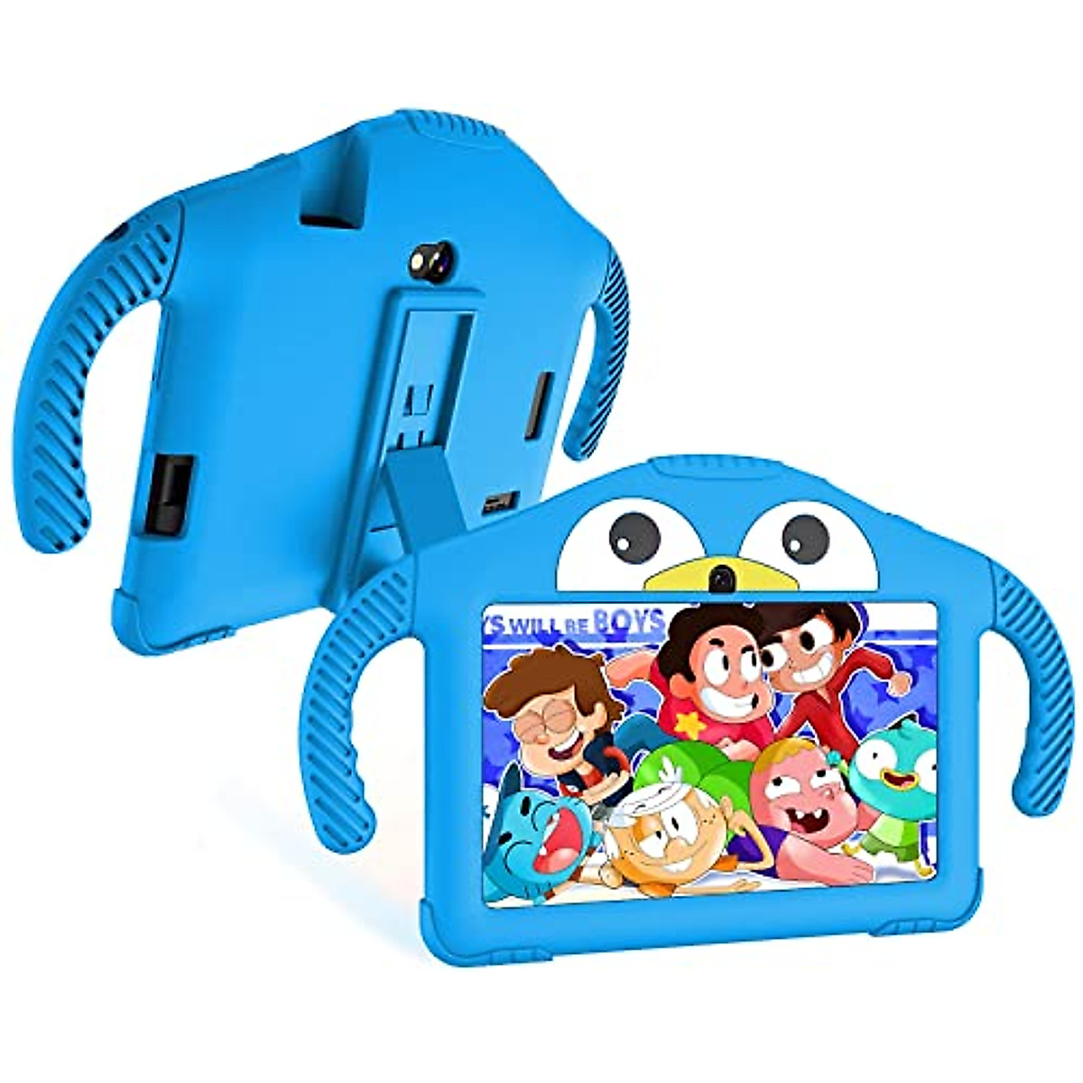 NORTH BISON Toddler Tablets Age 2-4, 7 inch Android 11 Tablet for Kids, 3GB 32GB Toddler Tablet with Bluetooth, WiFi, GMS, Parental Control, Dual Camera, Shockproof Case, Educational, Games