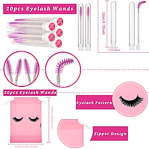 Lash Shampoo for Lash Extensions Eyelash Extension Cleanser, 3.98L Professional Eyelid Foaming Cleanser, Free Non-lrritating Wash for Extensions Lashes with Salon and Home Care, 20 Cleansing Brushes