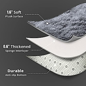 OPLEBEPE Ultra Soft Fluffy Rug for Bedroom, 6x9 Area Rugs for Living Room