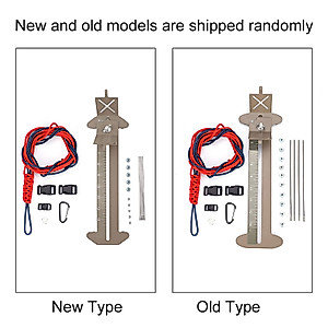 Dilwe Paracord Jig Bracelet Maker Paracord Tool Kit, DIY Paracord Craft Maker Tool, with Hanks Buckles for Crafts, Sports, Belts, Jewelry, Hunting, Fishing