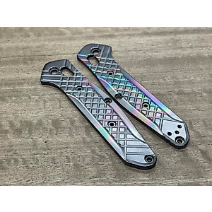 FRAG Oil Slick Black Zirconium Scales for Benchmade 940 Osborne