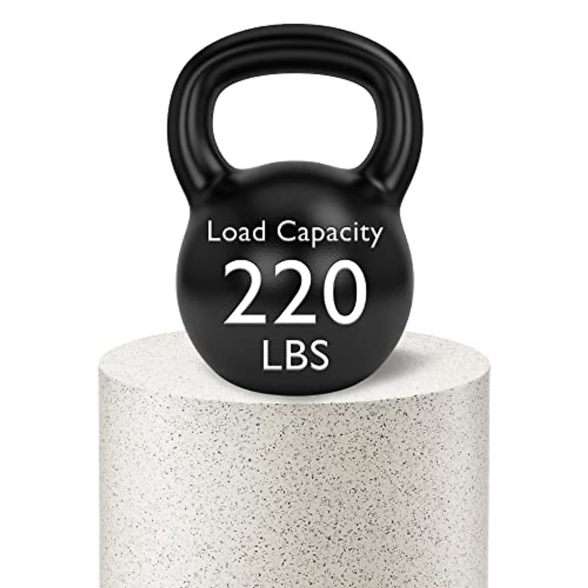 Giltzhome Antique Decorative Garden Stool 17.25”H Heavy Duty Faux Terrazzo Accent Table Side Table Plant Stand for Garden Patio Lawn Home Indoor Outdoor, White