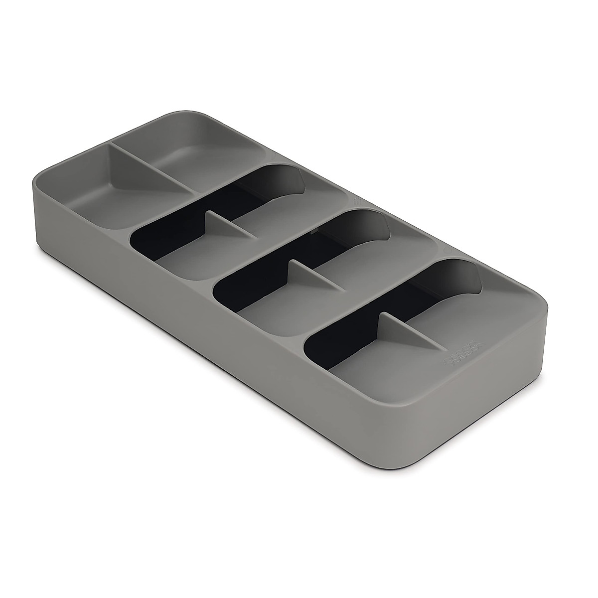 Joseph Joseph DrawerStore Compact Cutlery Organizer Kitchen Drawer Tray, Large, Gray