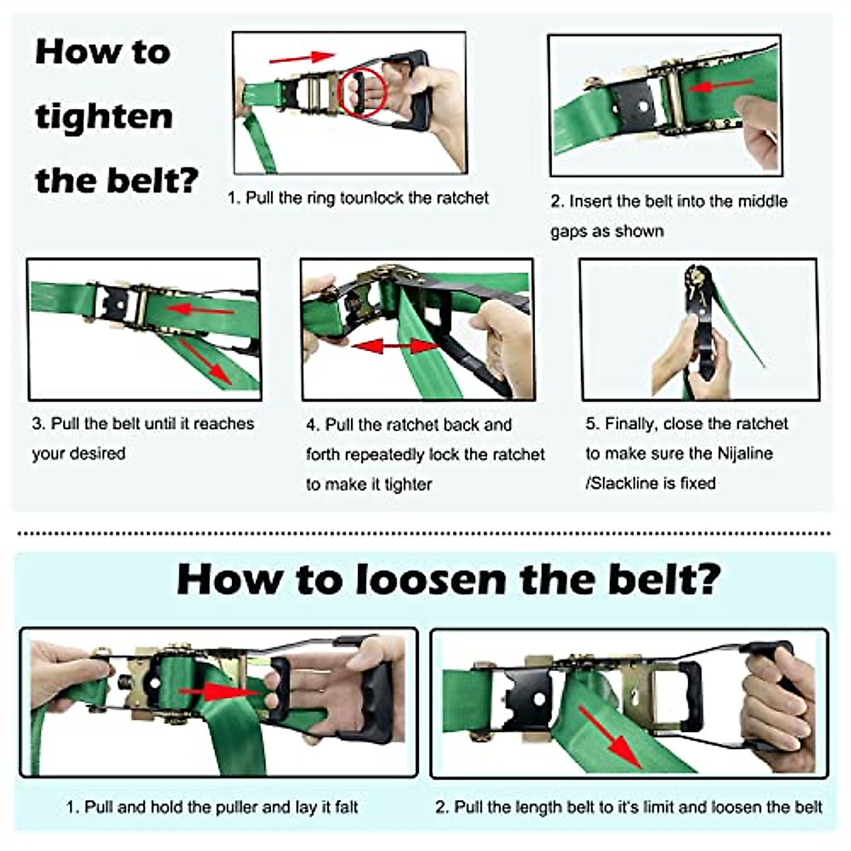 TTANTWFO Zipline Kits for Kids Backyard 50FT, Slackline Pulley with Zipline, Outdoor Warrior Training Equipment for Girls Boys, Obstacle Course for Kids Backyard (A)