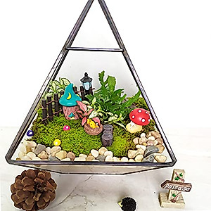 BEZALEL Miniature Fairy Garden Supplies Kit – Mini Fairy Garden Miniatures Decor for Garden Micro Landscape Yard Bonsai, Terrariums, Plant Pots – Miniature Fairy Garden Accessories for Adults…