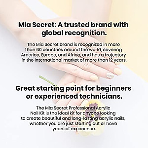 Mia Secret Professional Acrylic Nail Kit/Set For Beginner - Nail kit with everything - Kit de uñas acrilicas completo mia secret - Kit para uñas de acrilico completo