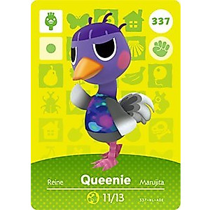 Queenie - Nintendo Animal Crossing Happy Home Designer Series 4 Amiibo Card - 337