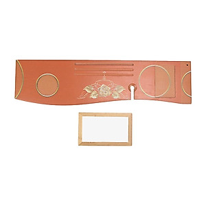 Your Bath with a Rustic Bathtub Caddy Flexible Book Holder and Detachable Tray - Shower Organizer and Bathroom Accessory with Glass Slot and Mirror