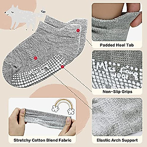 Baby Socks With Non Slip Grips Toddler Socks Infant Socks For 0-6,6-12,12-36 months Baby Boy Girl by Miss Fong Wear