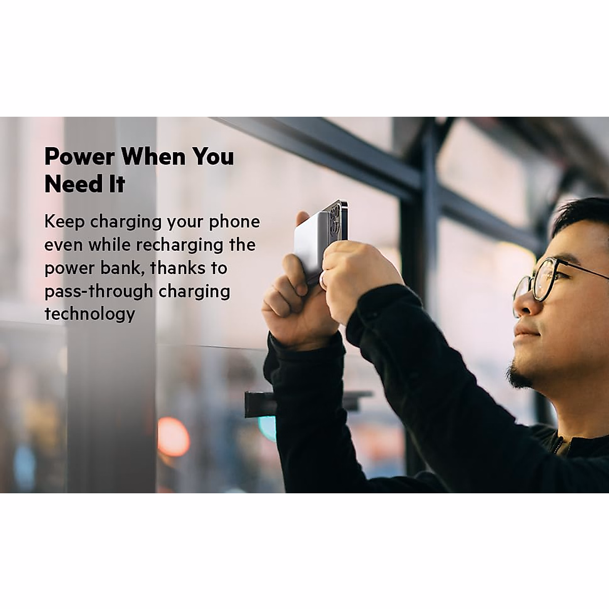 Belkin Wireless Power Bank w/MagSafe Compatible 7.5W Wireless Charging - Portable Magnetic Charging Bank - Compatible w/iPhone 15, 15 Plus, 15 Pro, 15 Pro Max, iPhone 14, AirPods, & More - White