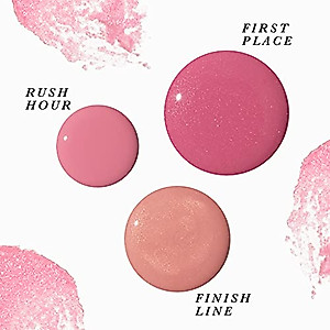 LAURA GELLER NEW YORK Prep-n-Go 2-in-1 Lip Scrub and Lip Oil Tint, Lip Hydrating Oil and Exfoliator, Rush Hour