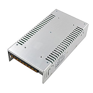 Xunba 12V 24V 40V Switching Power Supply Driver 400-500 W for CCTV Camera LED Strip AC 100-240V Input to DC 12-24-40V Small Size (SS500-24)