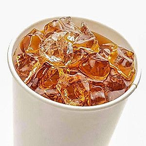 DomeStar Fake Ice Rocks, 150PCS(2.5Cups) Acrylic Gems Crystals Clear Rocks Plastic Diamonds Vase Centerpiece for Vase Fillers Party Table Scatter Wedding Food Display