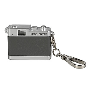 Kenko 144312 Pieni II Digital Toy Camera, Gray, Key Holder Set, 1.31 Megapixels, Photo & Video Capability, Micro SD Card Slot