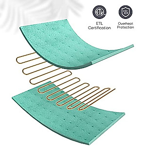 XXX-Large King Size Heating Pad for Pain Relief, 18" X 33" Fast Heating Pad with 2H Auto Shut Off, 6 Heat Settings & Machine Washable, Moist & Dry Heat Therapy for Neck Back Shoulder Relief and Cramps