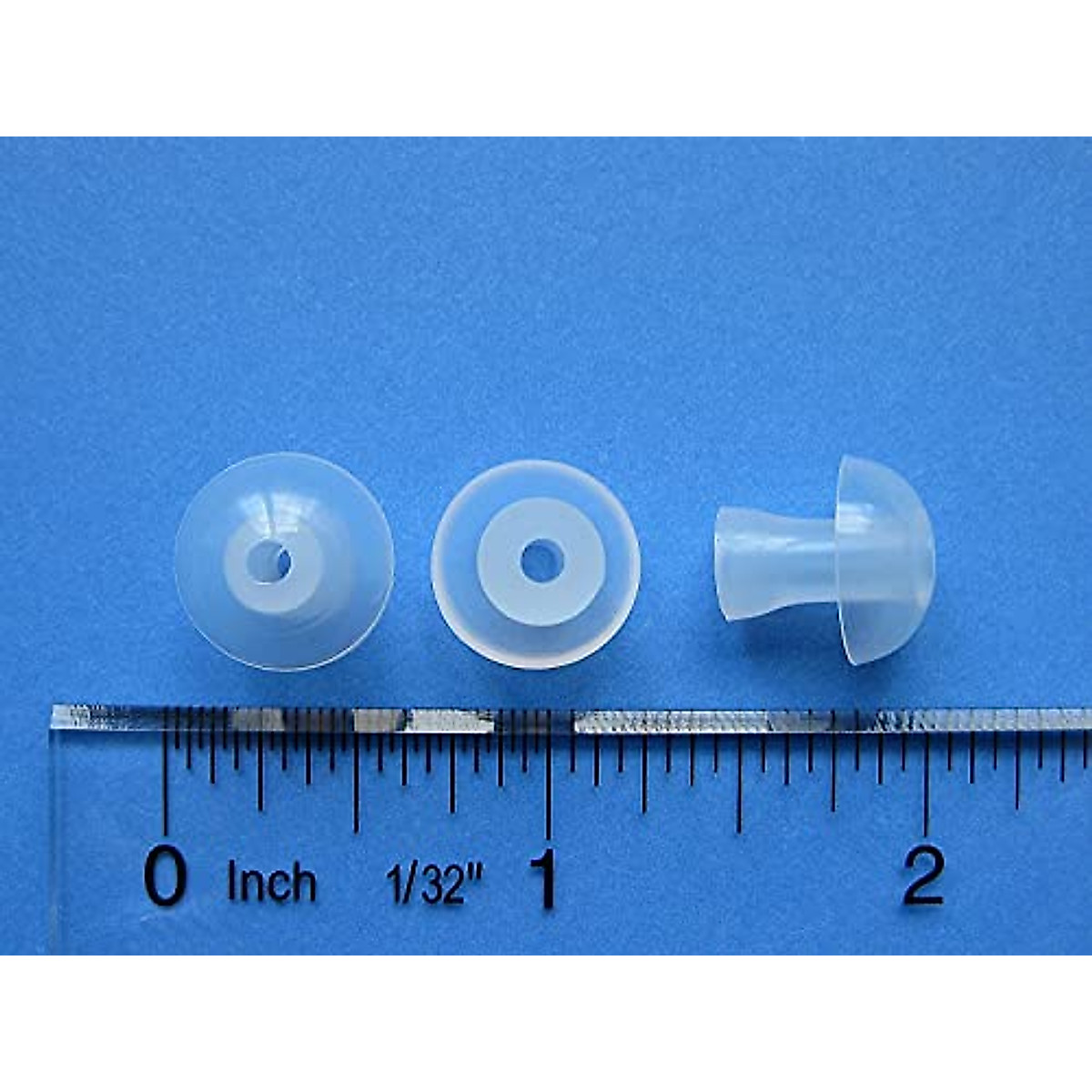 10 Large (L) Soft Replacement Mushroom Domes Eartips Compatible with Walker's Game Ear: Game Ear HD Power Elite, Elite Comm, HD Pro Elite, HD Elite, Ultra Ear Camo BTE (Behind The Ear) Hearing Aids