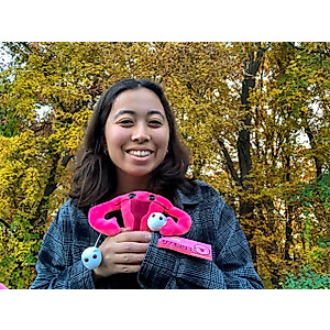 GIANTmicrobes Uterus Plush Toy, Uterus Stuffed Animal, Uterus Gifts, Uterus Plush, Hysterectomy Gifts, Endometriosis Gifts, Gynecologist Gifts,Obgyn Gifts, Feminist Gifts, Fertility Gift,Get Well Gift