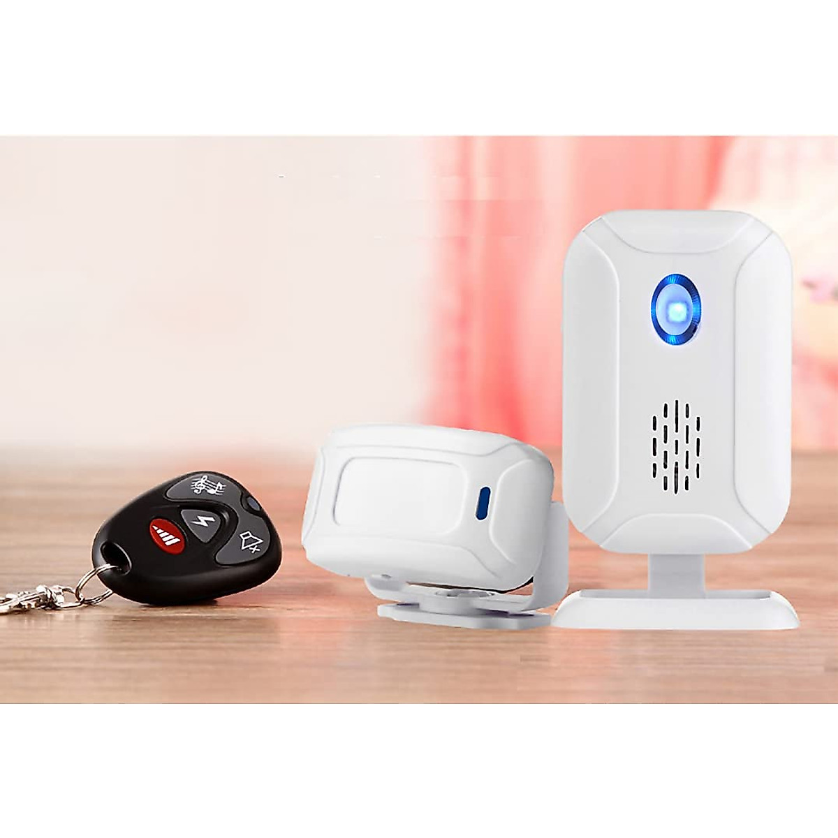 Motion Sensor Door Bells Chimes for Business, Bed and fall sensing,Door Buzzer, Commercial Wireless Security Storefront Bell, Body Motion Sensor Alarm with Remote