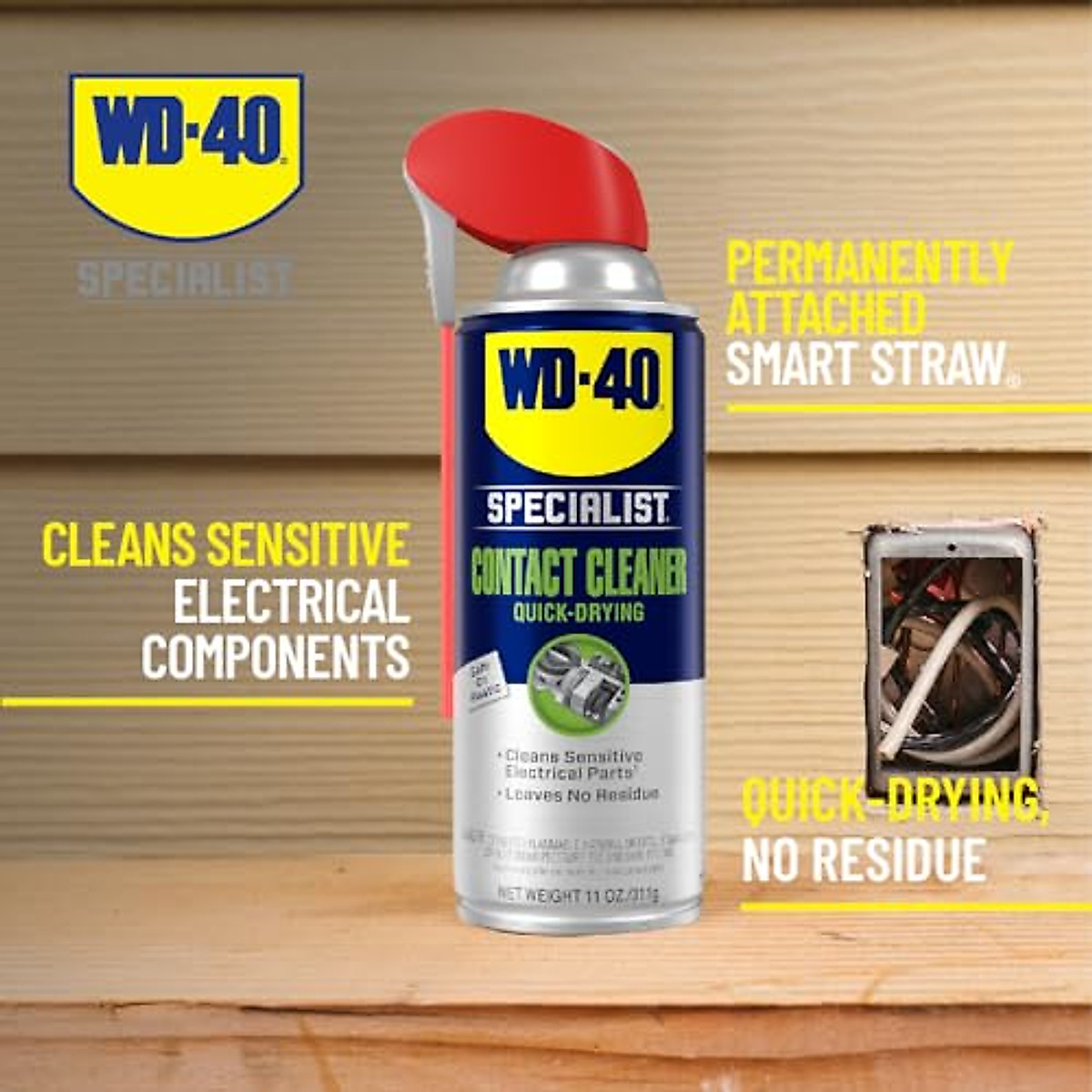 WD-40 Specialist Contact Cleaner Spray, 11 oz.