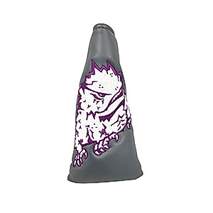 PRG Americas NCAA TCU Horned Frogs Blade Putter Cover, Gray, One Size