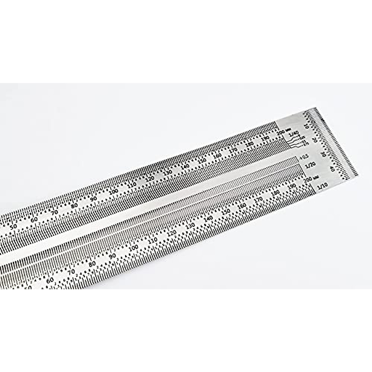 Apple&Orange 200mm Stainless Steel Marking T Square Ruler for Woodworking Scribing Line Ruler Carpenter Square Measuring Tool