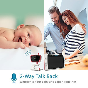 Moonybaby Replacement Monitor for MB55935BVS and MB55935BVS-2T. 5 Inches Split Screen Monitor Unit