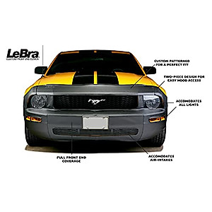 Covercraft LeBra Custom Front End Cover | 551587-01 | Compatible with Select Chrysler Pacifica Models, Black