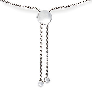 Ross-Simons 0.50 ct. t.w. Diamond Cluster Bolo Bracelet in Sterling Silver