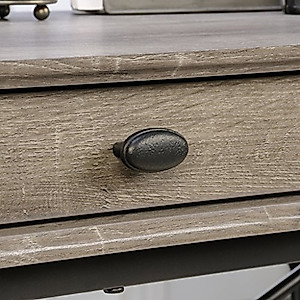 Sauder Canal Street Console Desk, Northern Oak finish