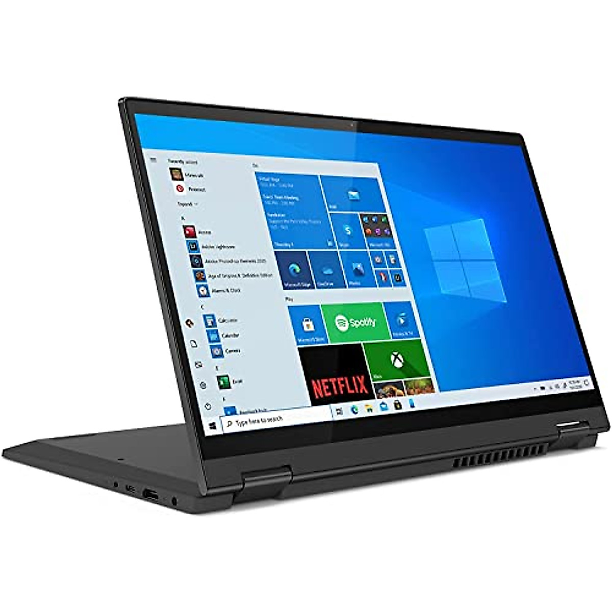 Lenovo Newest ideapad Flex 5 2-in-1 Laptop, AMD Ryzen 7 5700U(>i7-10750H) , 15.6" Full HD 1080P IPS Touch-Screen, Fingerprint, Type-C, Wi-Fi 6, Webcam (16GB RAM | 1TB PCIe SSD)