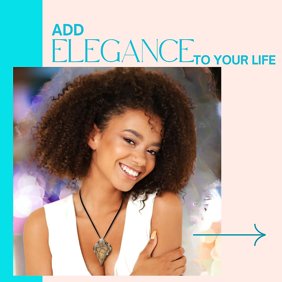 BESHEEK Handmade Murano Inspired Blown Abstract Glass Lampwork Art Pendant Necklace for Women Handcrafted Artisan Hypoallergenic Italian Style Jewelry (Goldtone Leaf Glass)