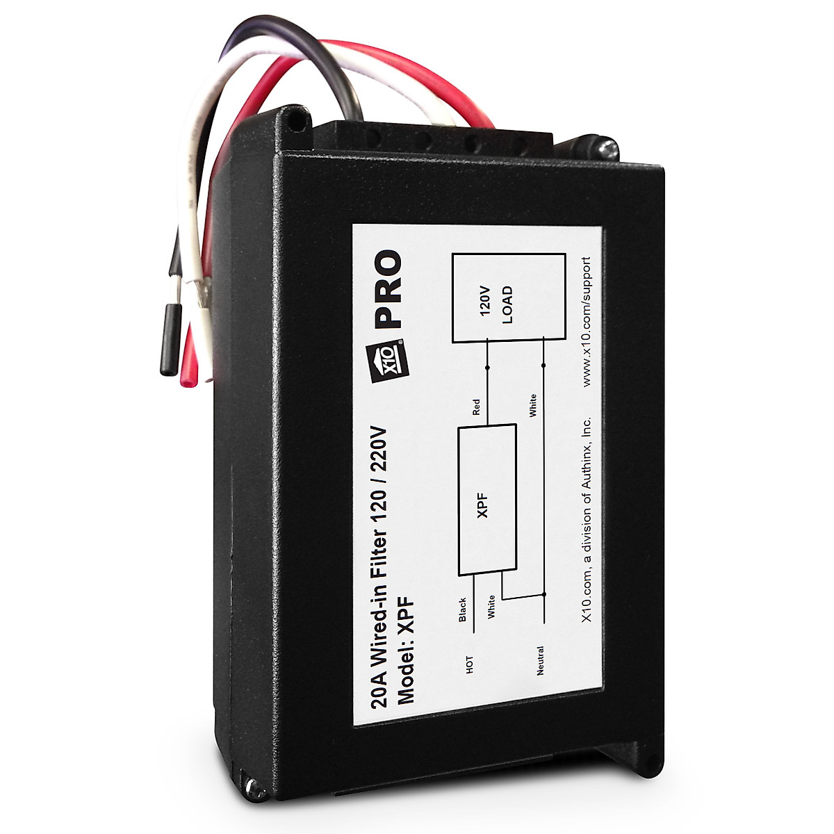 X10 PRO XPF 20A Wired-In Noise Filter, 3-Wire