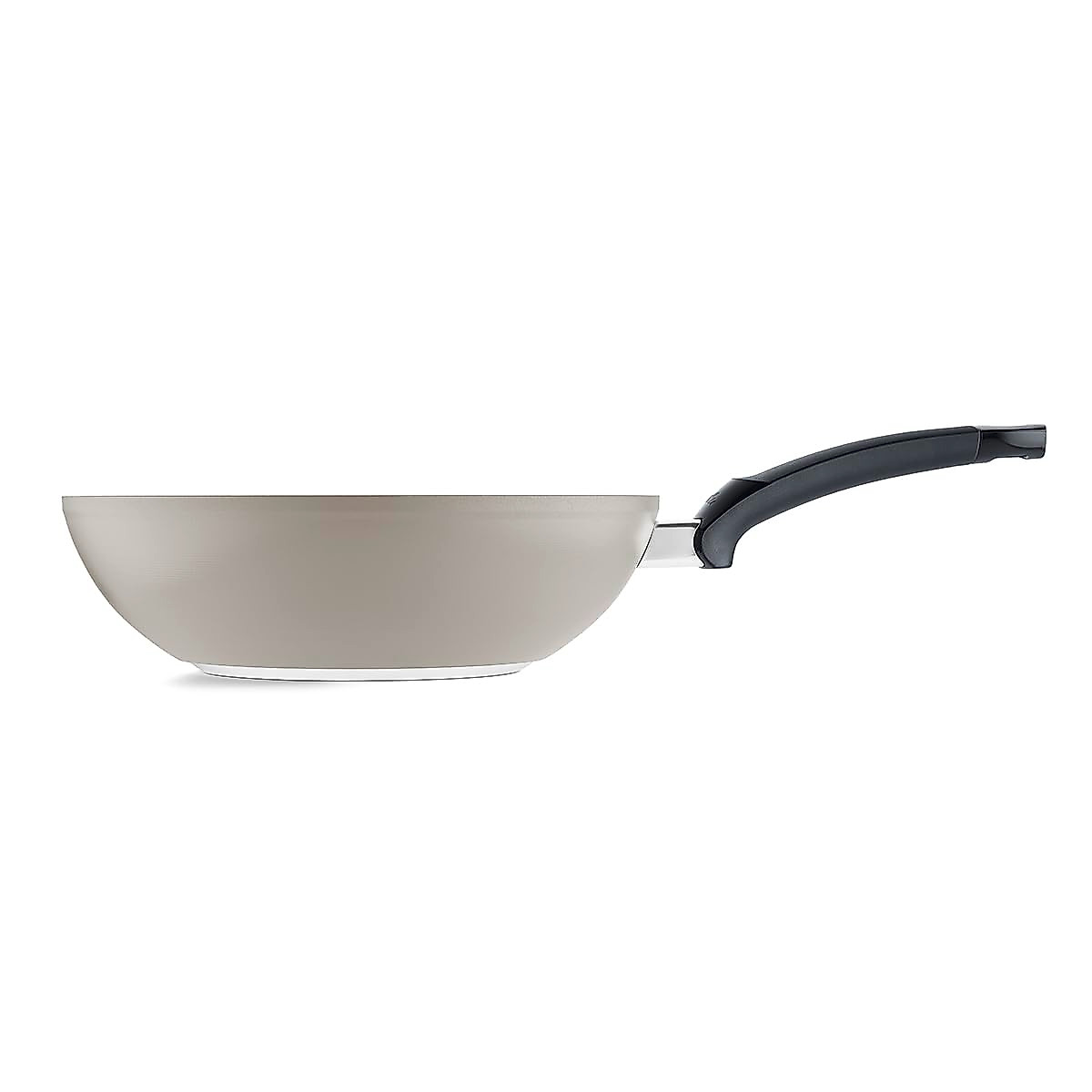 Fissler Ceratal Classic Ceramic Non-Stick Frying Pan 2 Piece Set, 9.5 Inch and 11 Inch, Warm Grey, Made without PFAS