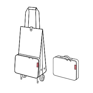 reisenthel foldabletrolley Black - Foldable, Compact Shopping cart - Easy to Store