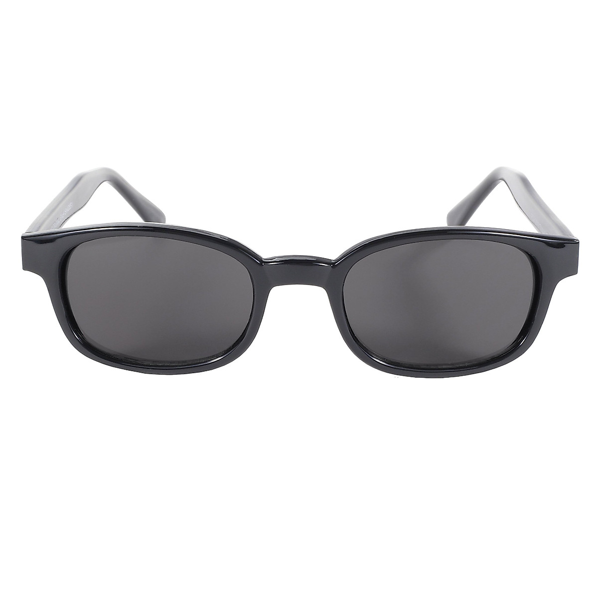 Pacific Coast Original KD's Biker Sunglasses (Black Frame/Smoke Lens)