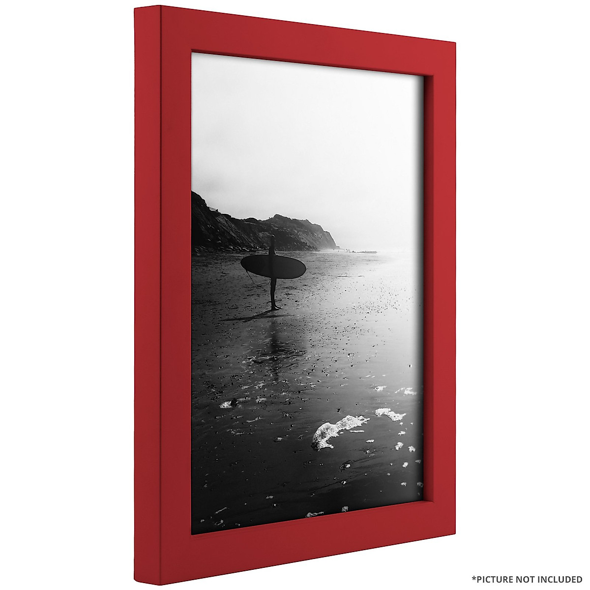 Craig Frames Confetti, Modern Red Picture Frame, 11 x 17 Inch